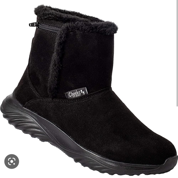 Cheeks | Shoes | Nwb Cheeks Tony Little Black Fit Body Sport Boots ...